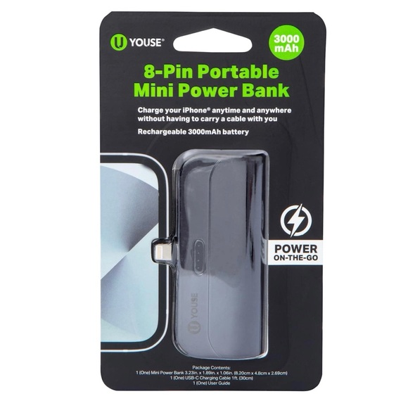 Cell Phones & Accessories | 300mah 8pin Rechargeable Mini Power Bankblack | Poshmark